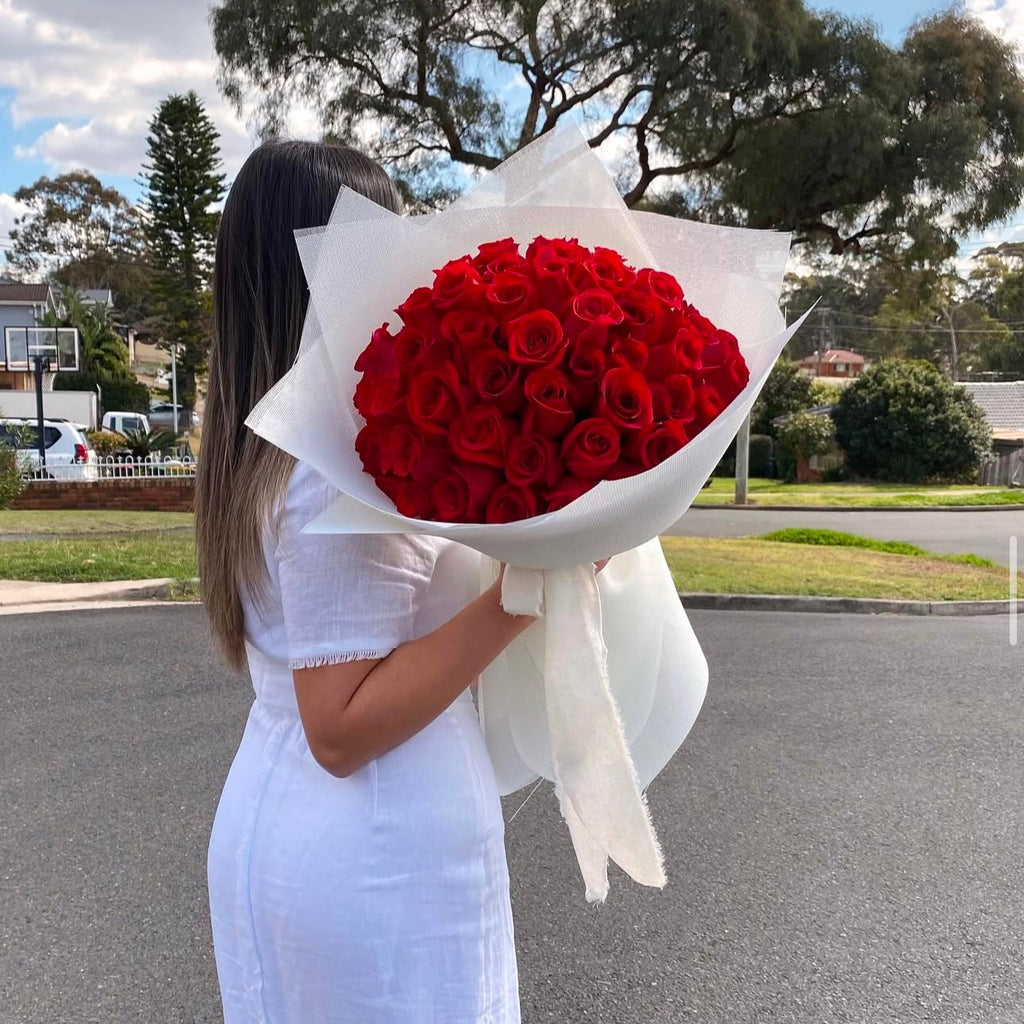 Red Rose Bouquet - 50– My Forever Rose Australia