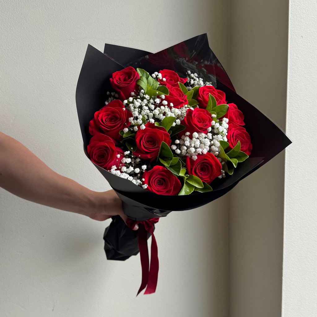 Baby Red Rose Bouquet - 12– My Forever Rose Australia